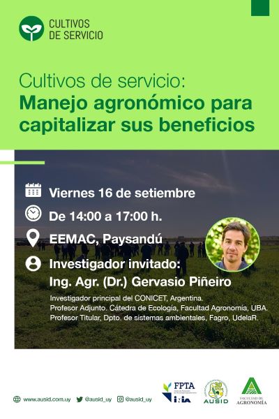 Charla en campo EEMAC sobre cultivos de servicio – Facultad de Agronomía